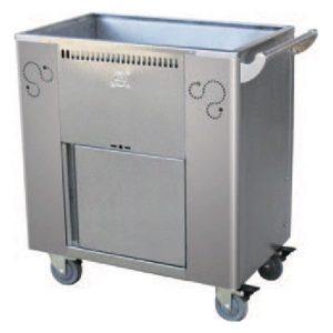 Waste Collection Trolley Kitchen Furniture and Equipment, Stainless ...